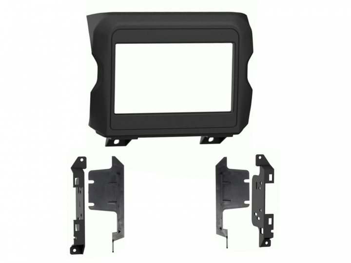 Monteringsram 2-DIN till Jeep Wrangler / Gladiator 2018>