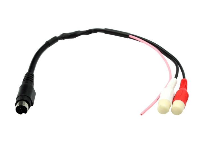 AUX adapter AUDI Mini 10 Pin kontakt. RNS-MFD 1