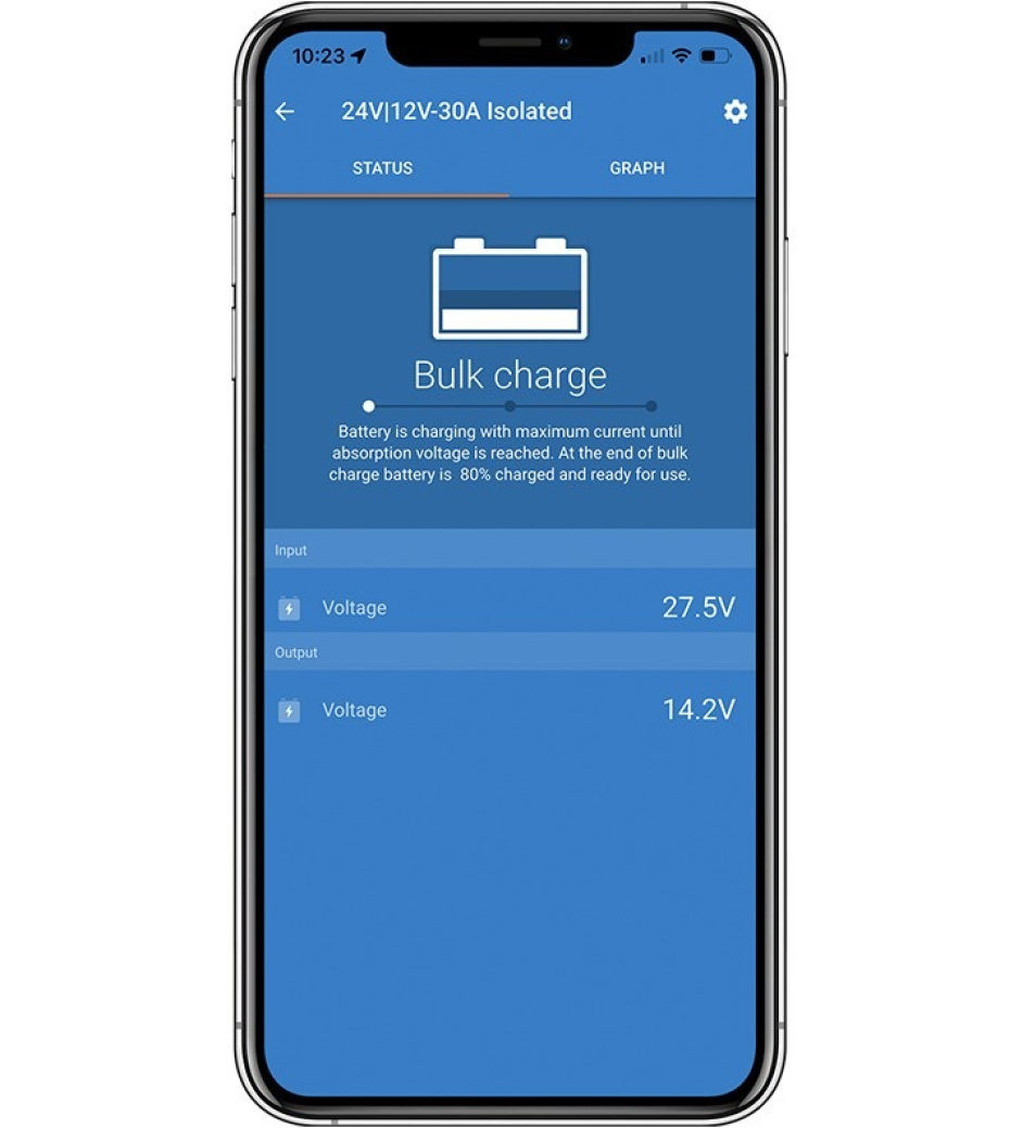 Victron Orion-Tr Smart DC-DC-laddare, 24V in 12V ut, isolerad 20A | CDbilradio.se