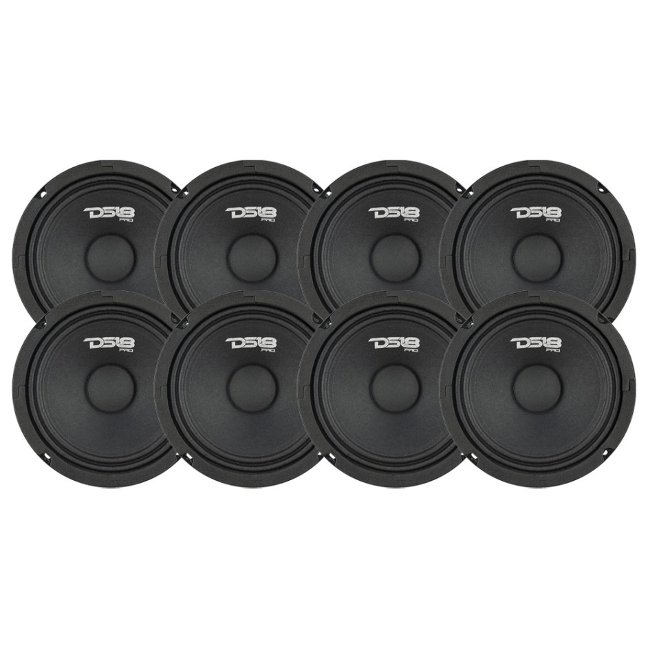 8-pack DS18 PRO-GM6.4, 6.5 tums midbas | CDbilradio.se